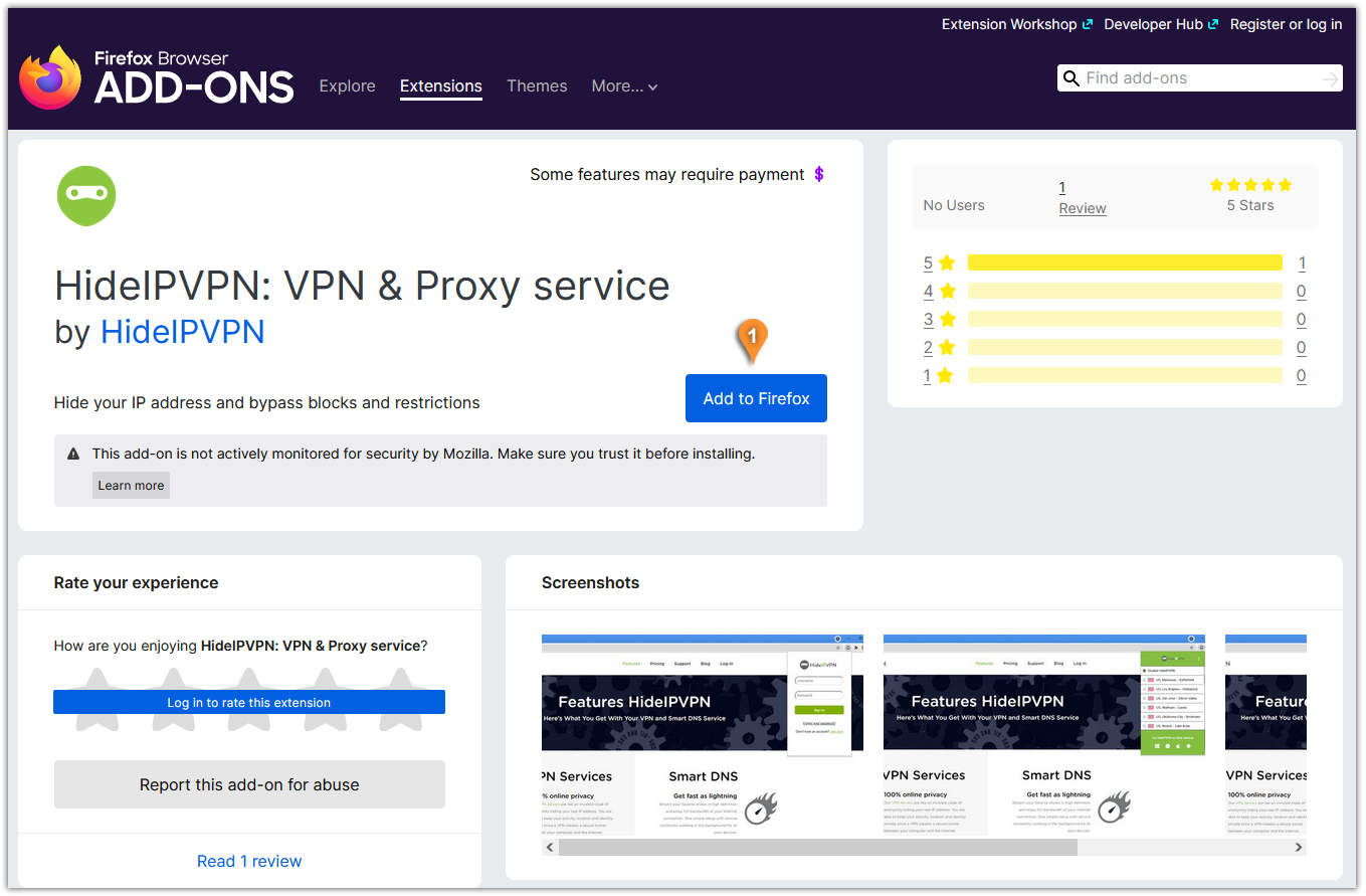 How To Set Up Hideipvpn Extension For Firefox Hideipvpn